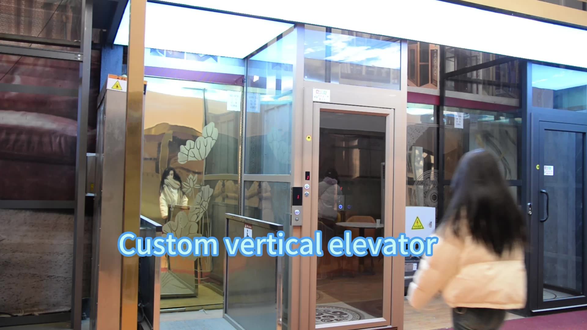 Factory Directly 320kg Residential House Small Home Mini Elevator Lifts ...