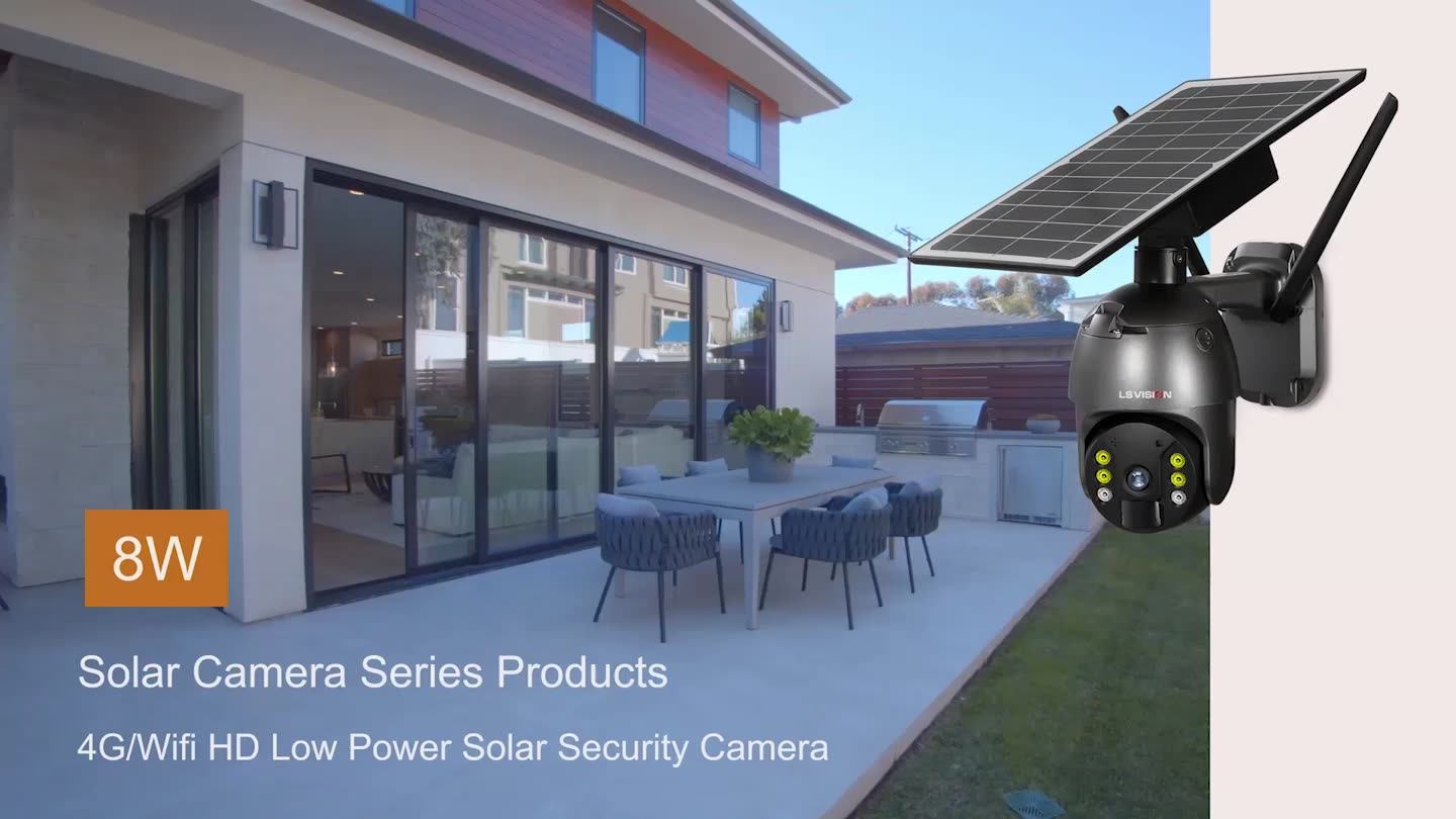 Ls Vision 4g Intelligent Solar Energy Alert Ptz Camera Solar Power ...