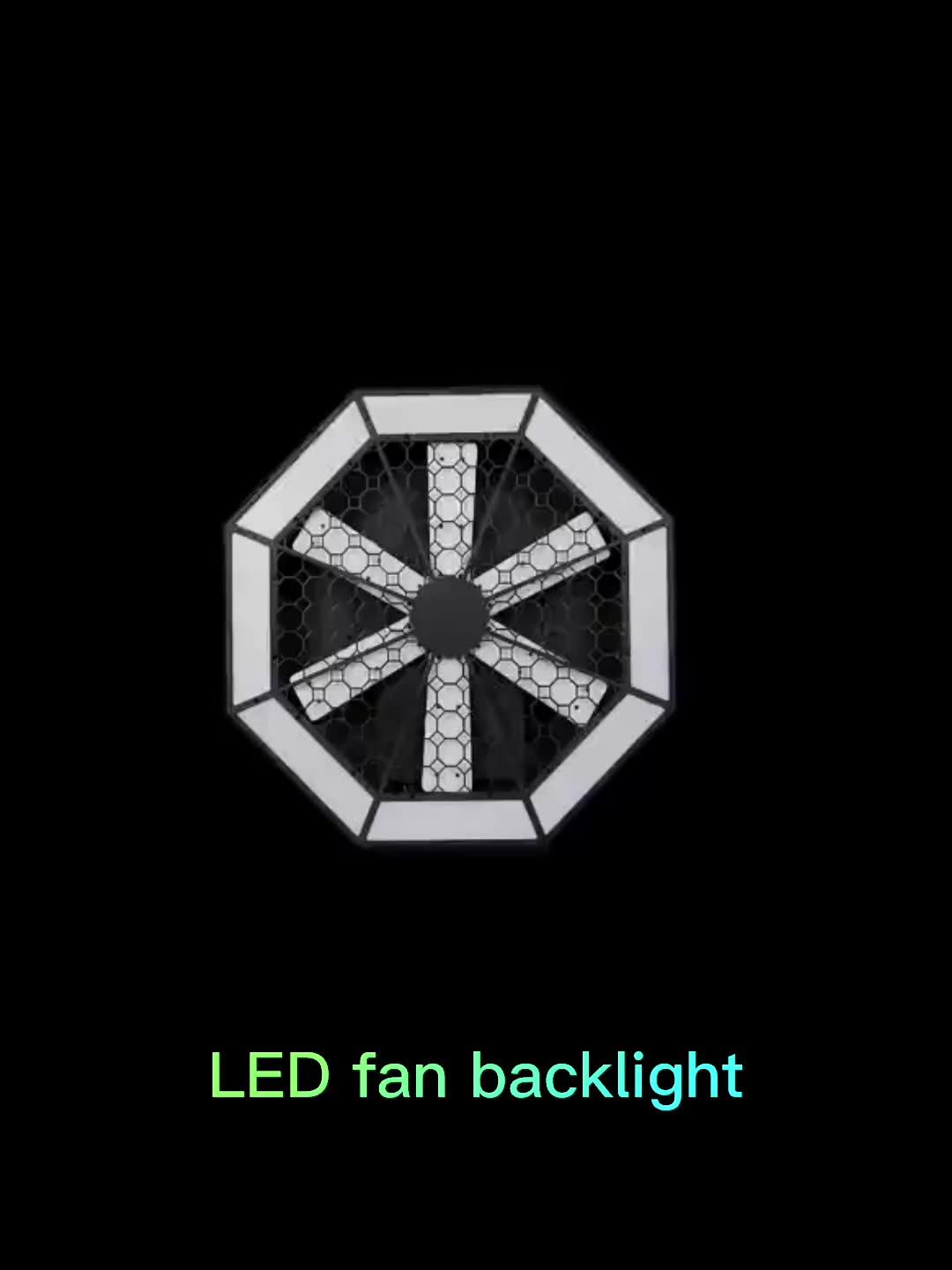 Rtf 60x60 Led Rgb Rotating Octagon Fan Light Stage Background Pixel ...