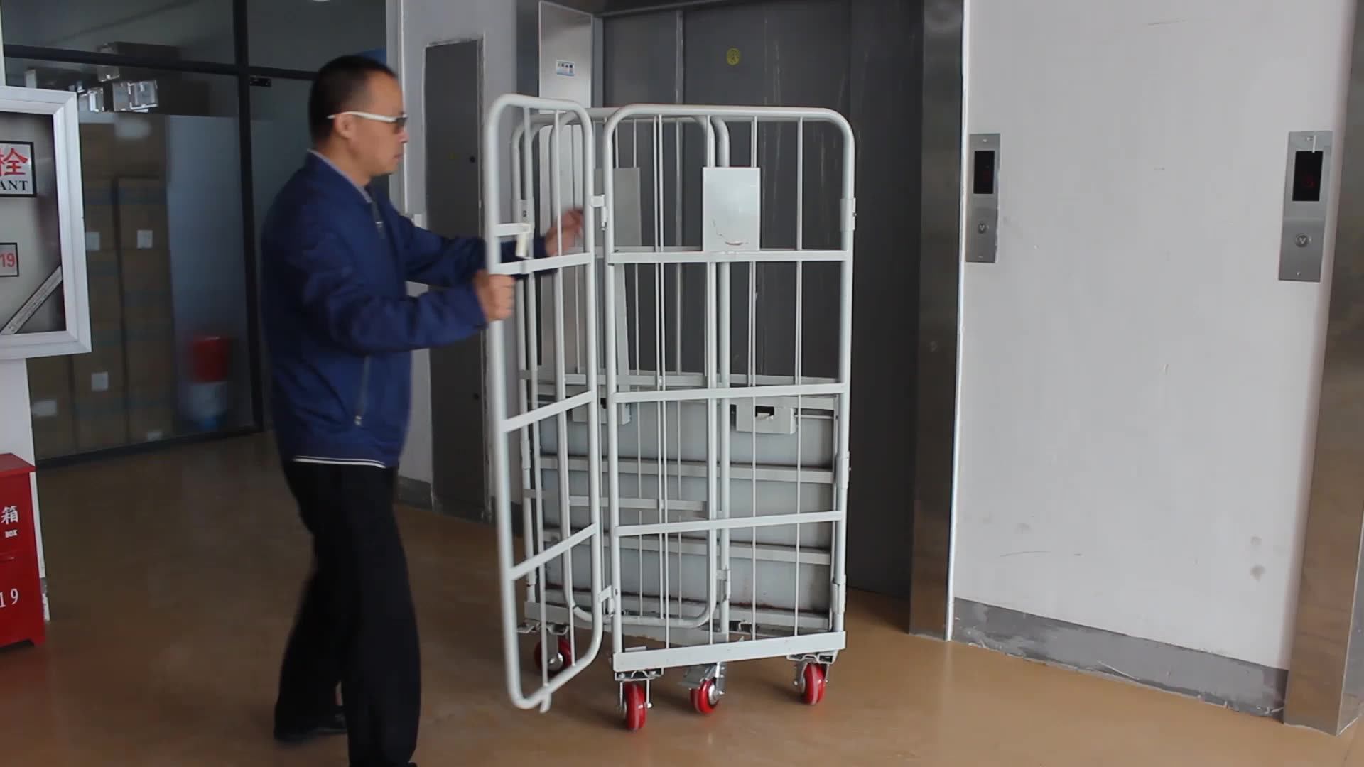 Folding Logistics Trolley Logistics Turnover Vehicle,Movable Warehouse ...