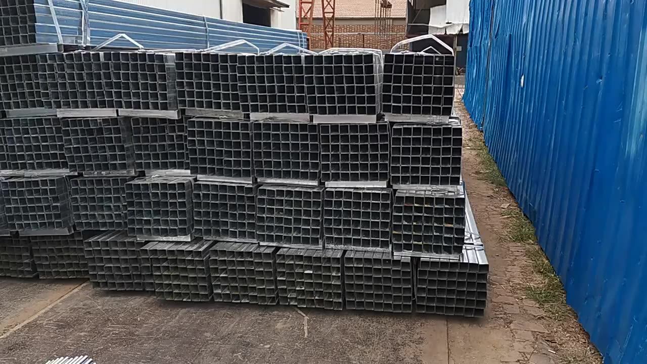 Factory Of Black Iron Steel Square Rectangular Tube Hot Rolled ...
