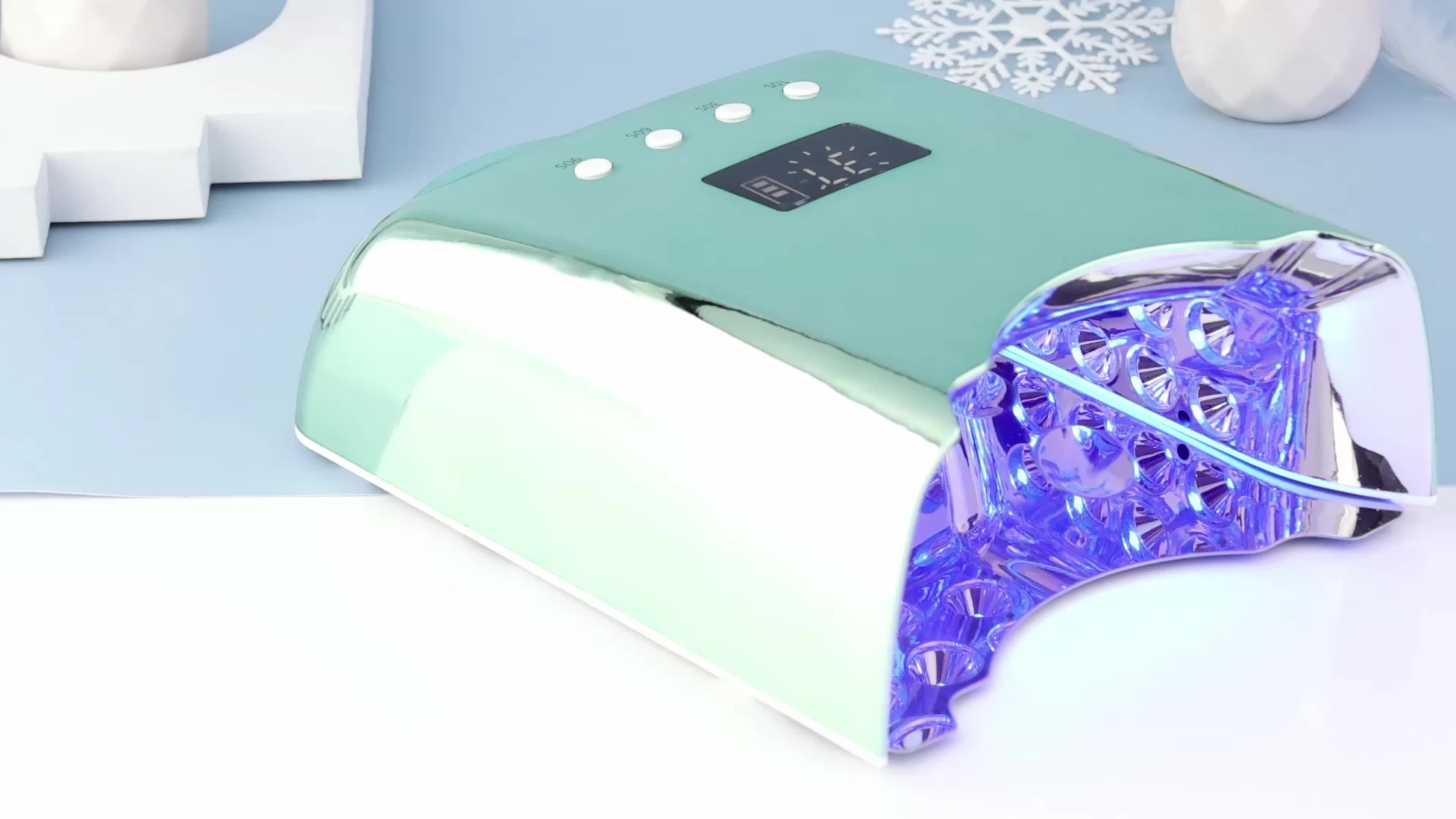 Professional Nail Supplies New Color Rechargeable Uv Led Gel Nail Lamp ...