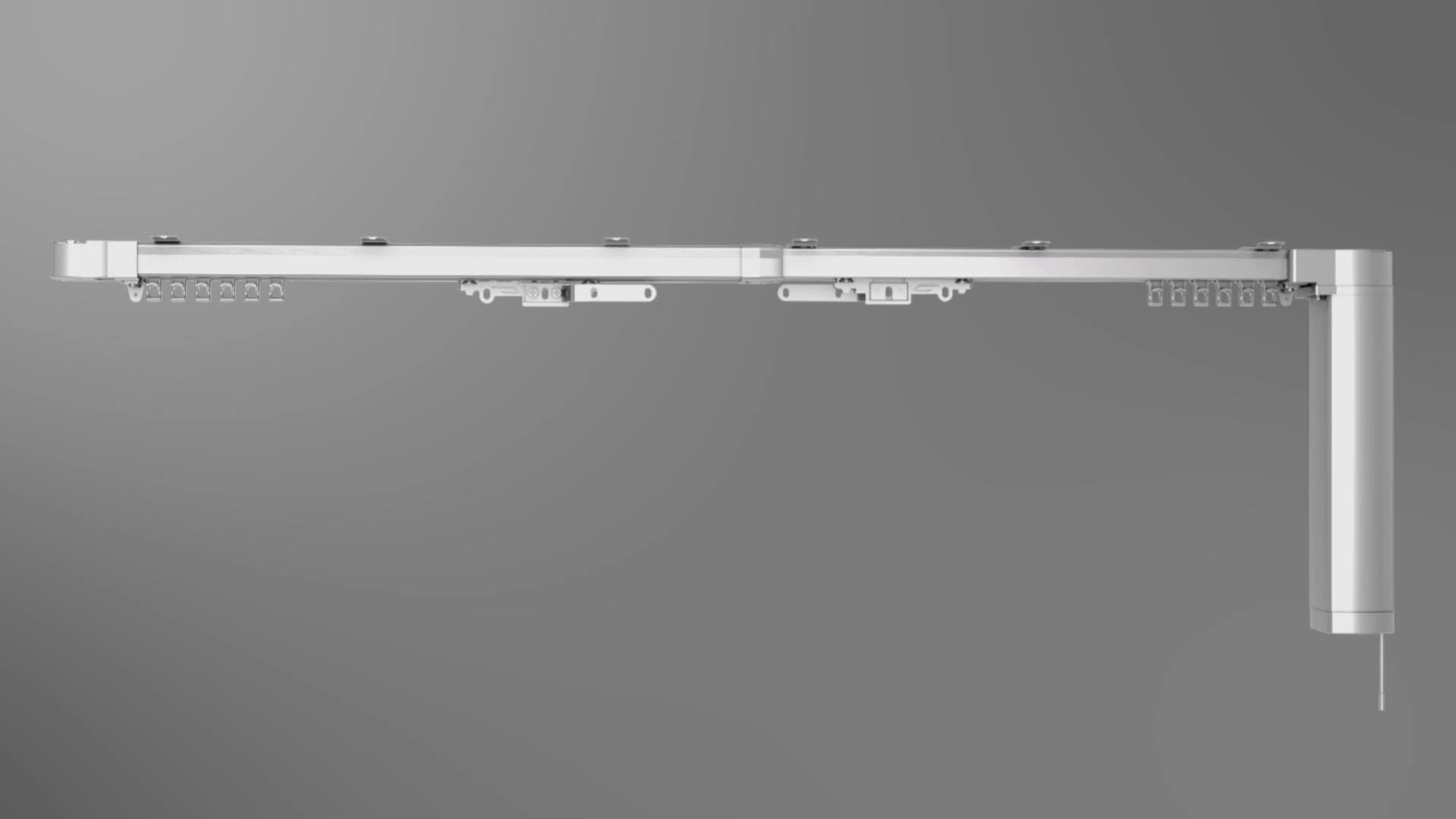 Tysh Smart Wifi Curtain Motor Aluminum Motorised Curtain System Rail ...