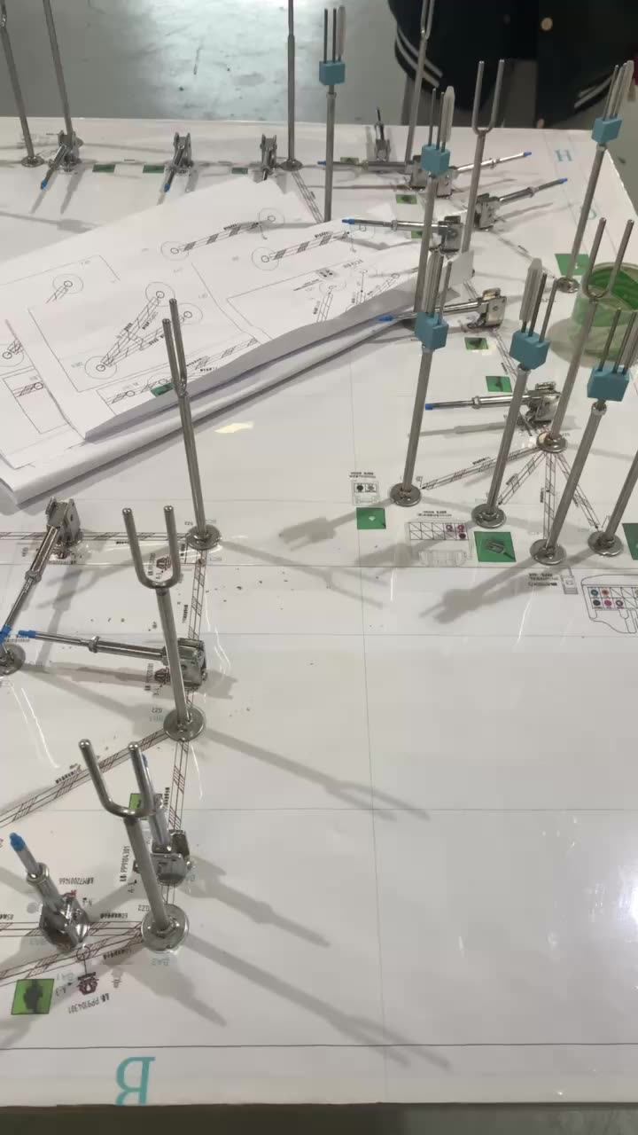 Automotive Wiring Harness Fixture U-shaped Conjoined Two-fork Fixture ...