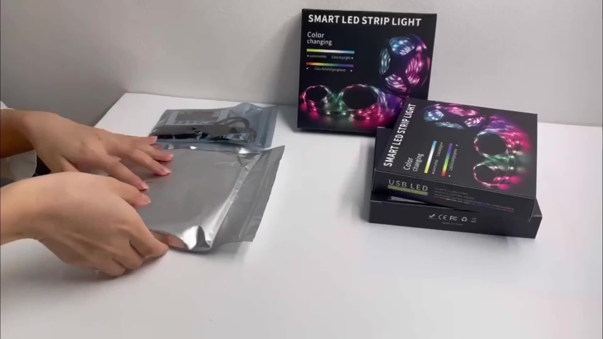 Music Sync 5m Led Strip 5050 Rgb 5v Usb Bluetooth App And 24 Key Ir ...