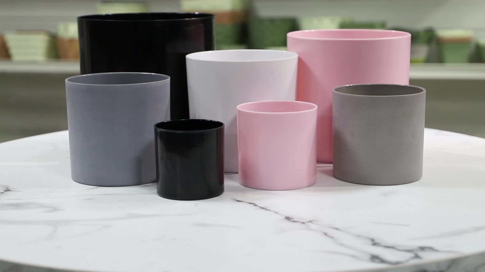 Cheap Round Straight Home Goods Small Flower Bonsai Pots - Buy Small ...