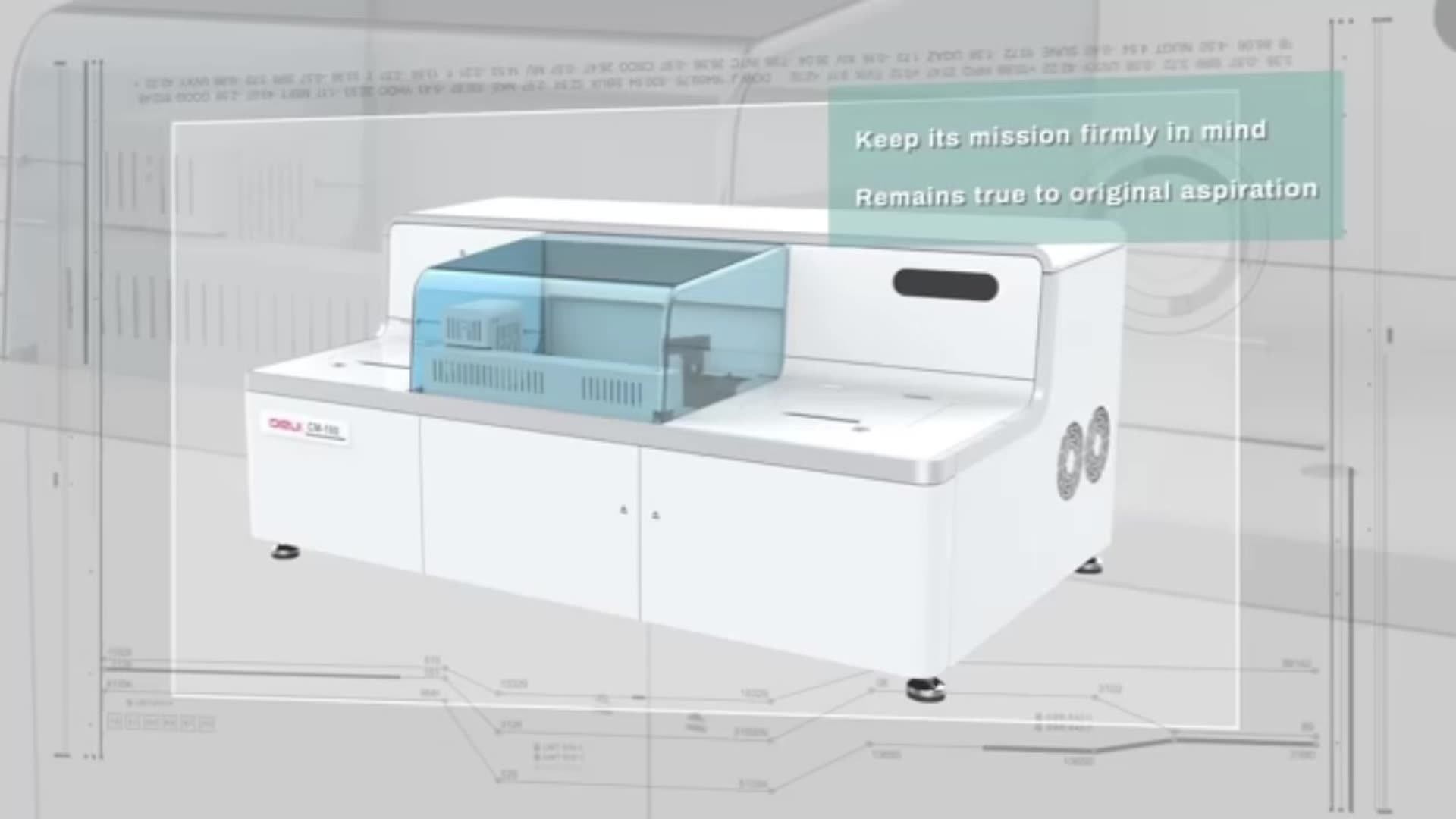 Dirui Immunoassay Analyzer Price Cm-180 Clia Analyzer Fully Auto ...