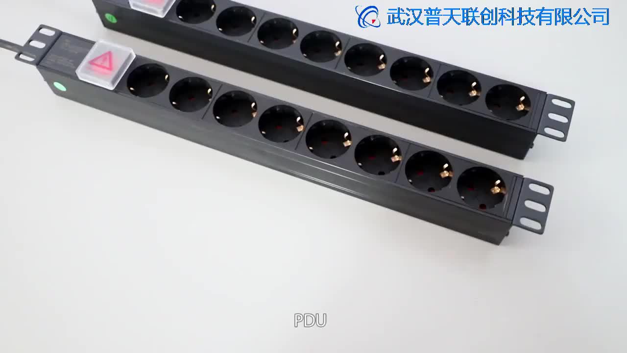 机柜PDU插座 C13 C19 电源分配单元 10A 16A 8孔位 PDU接线插排-阿里巴巴