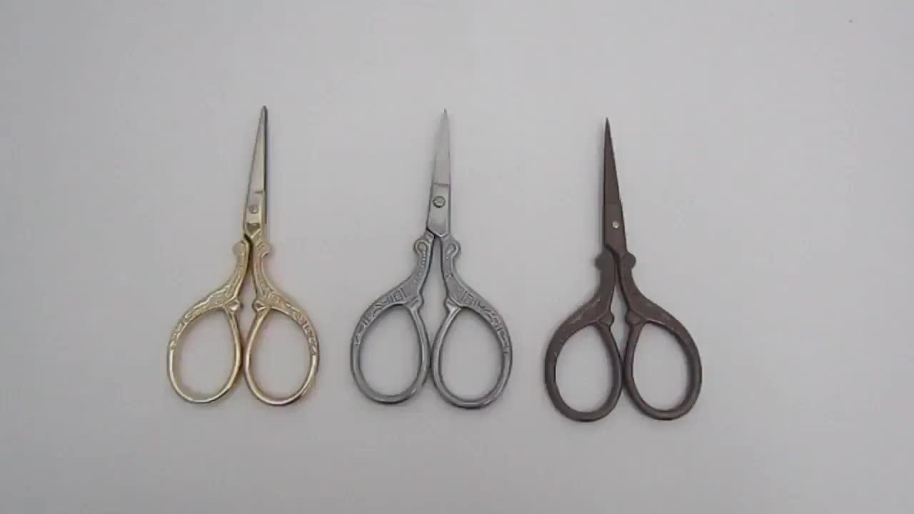 Wholesale Stainless Steel Small Scissors Makeup Eyebrow Trimming Beauty ...