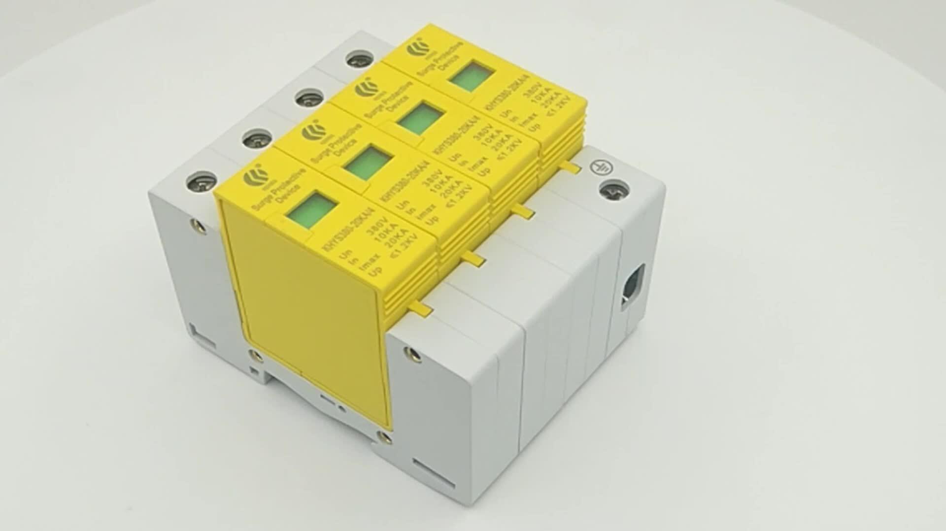 Three Phase 380v 20ka 40ka Power Supply Ac Class C Surge Protection ...