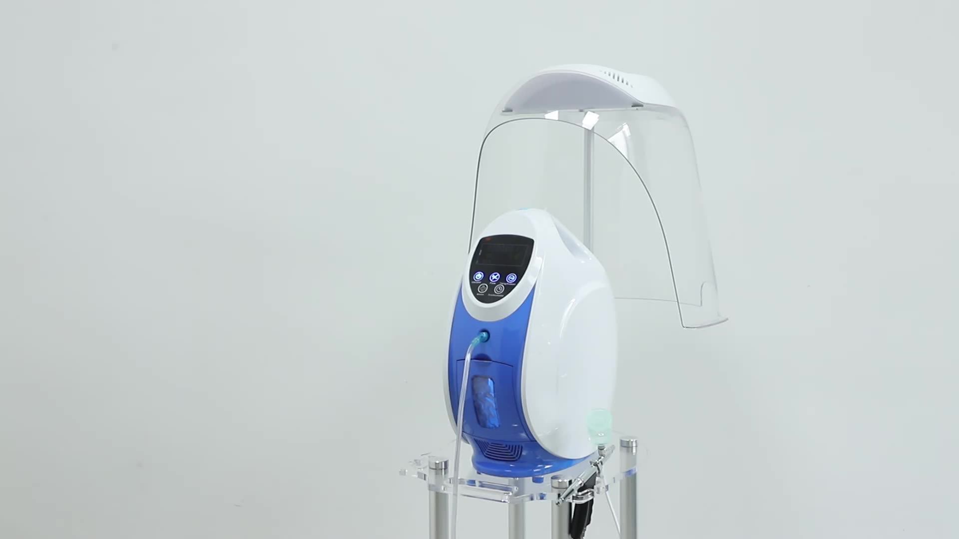 Korea Original 98% O2toderm Oxygen Facial Machine Oxgen Jet Peel Dome ...