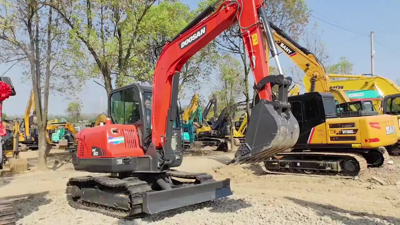 Used Korea Excavator Doosan Dx60 With Very Good Condition And Cheap ...