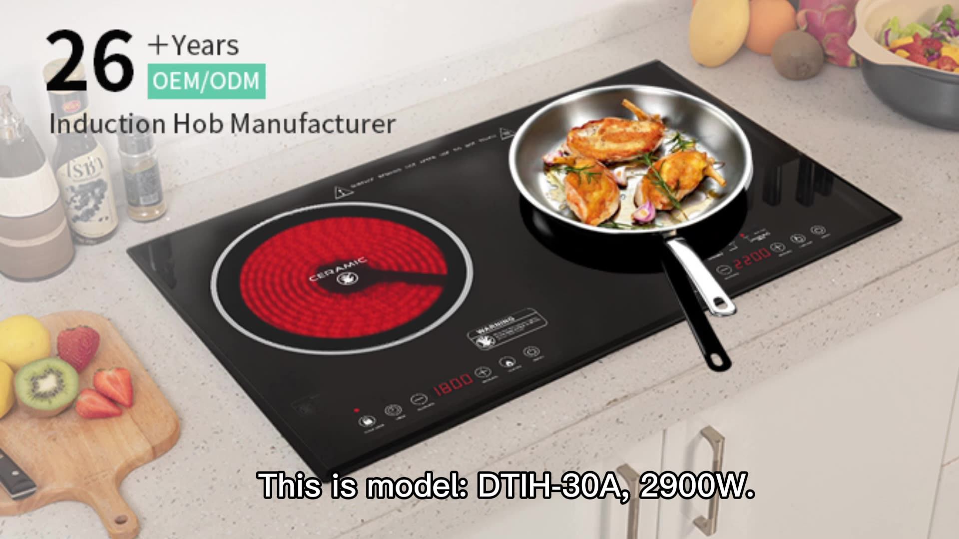 China Built In Household Touch Stove 2 Burner Ceramic Cooker Electric ...