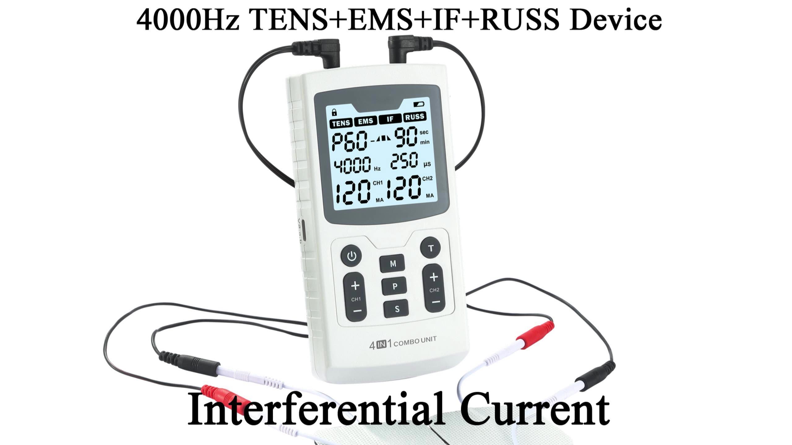 4000hz Ifc Russian Waveform Ems Tens Unit Machine For Factory Price Oem ...