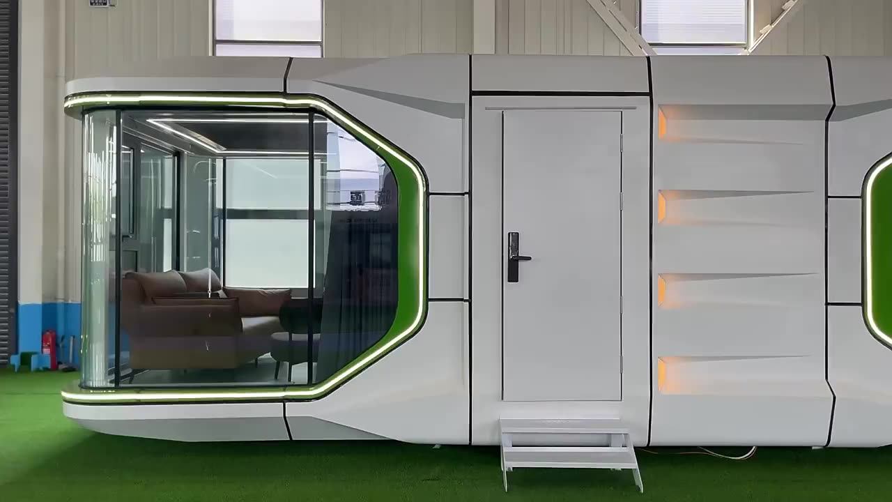 Prefab Vessel House Flat Pack Mobile Capsule Houses Ready Made House ...