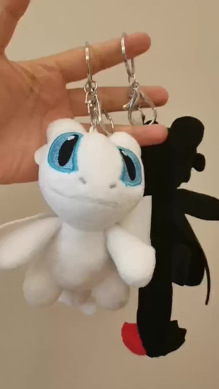 Cartoon Animal Baby Dragon Soft Plush Key Chain Small Flying Dragon ...