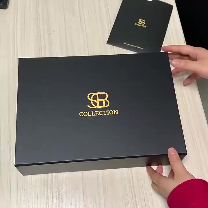 Customized Logo Luxury Cardboard Collapsible Folding Rigid Paper ...