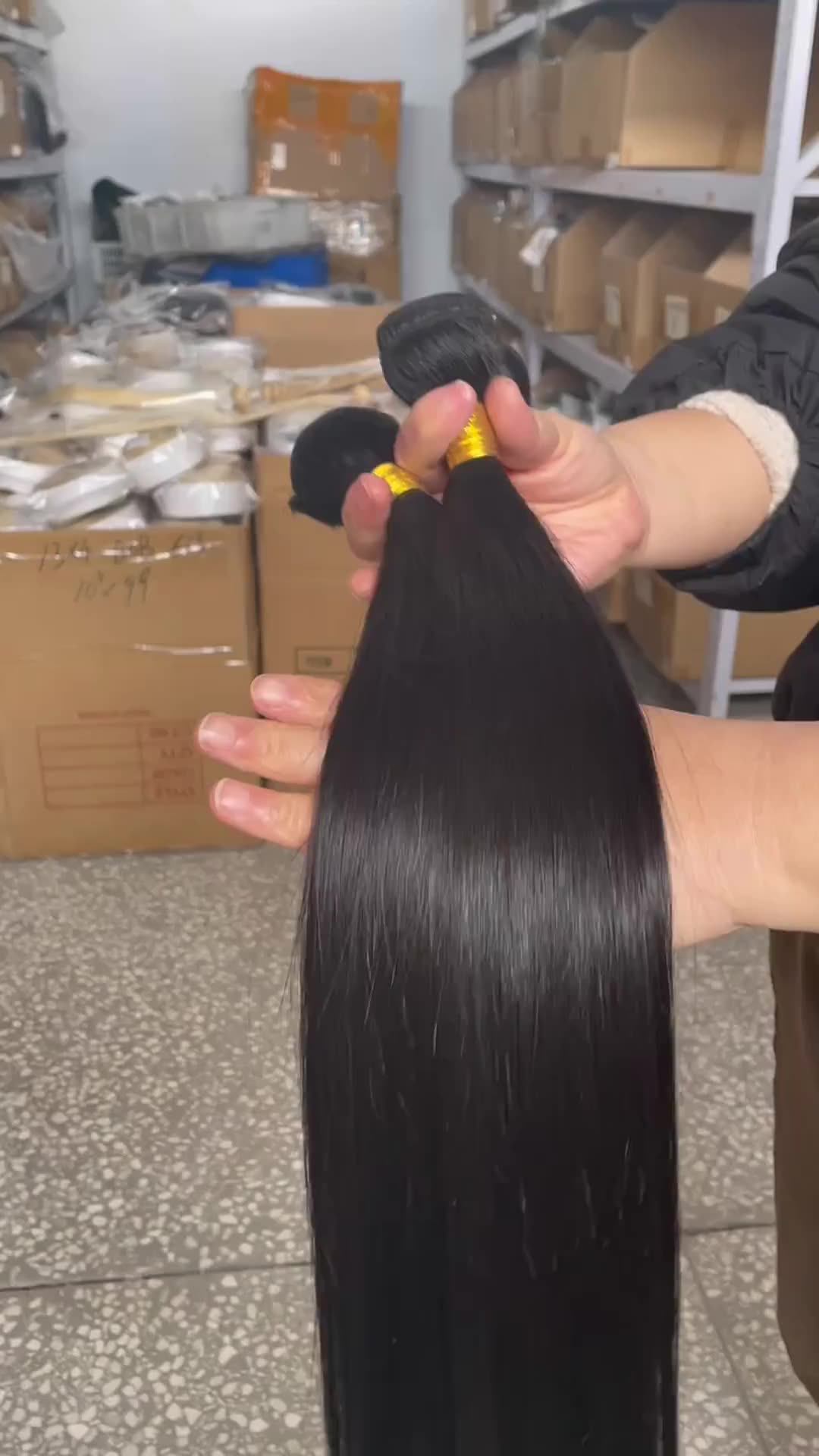 32 34 36 38 40 Inch Raw Indian Straight Hair Weave,Peruvian 100% Human ...
