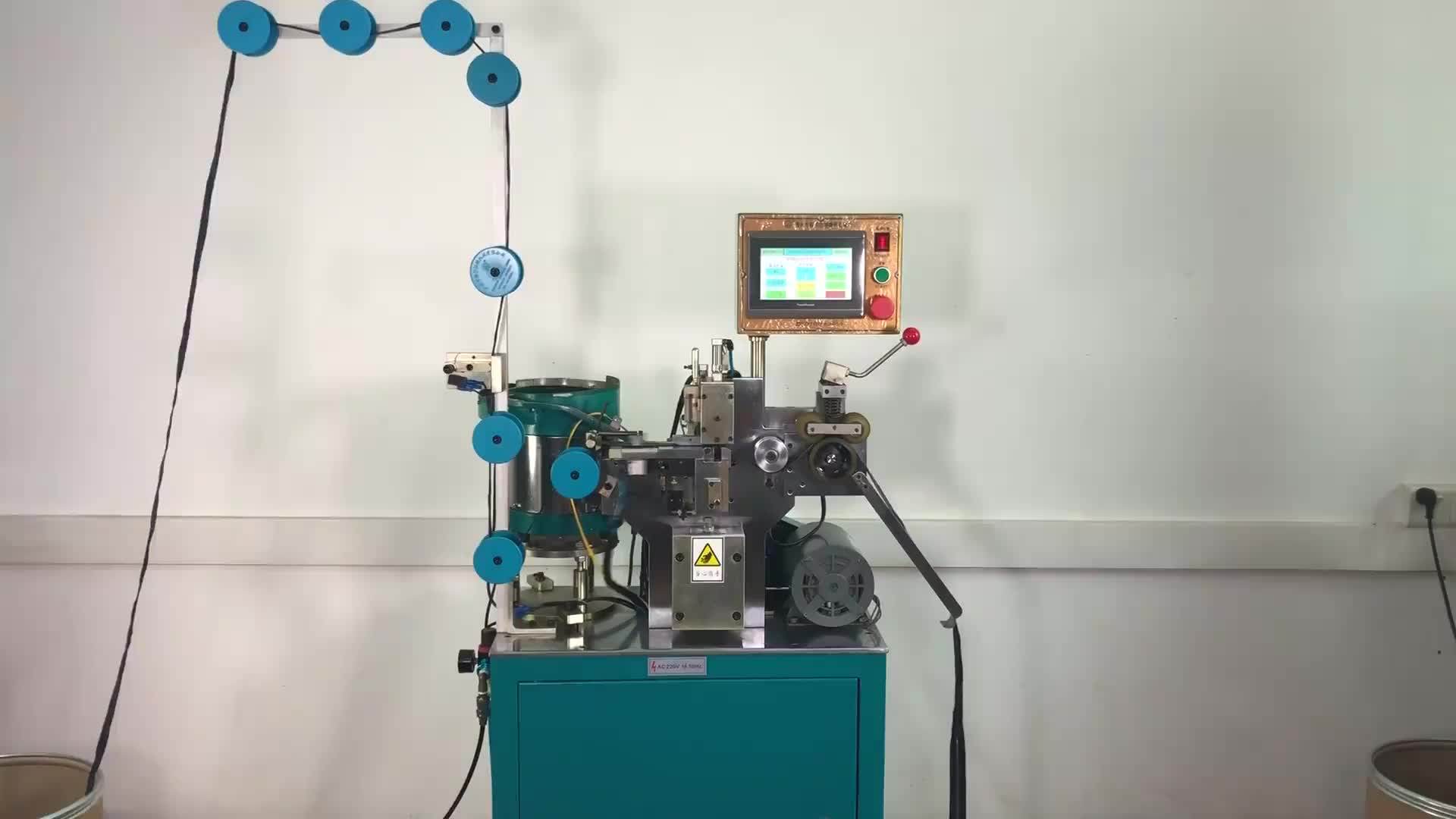 Full-auto H Type Bottom Stop Machine From Zyzm Zipper Machines Supplier ...