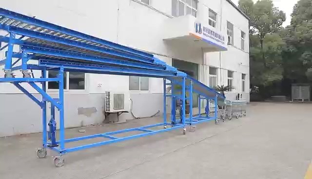 Nuohua High Rise Telescopic Unloading Conveyor Warehouse Off Loading ...
