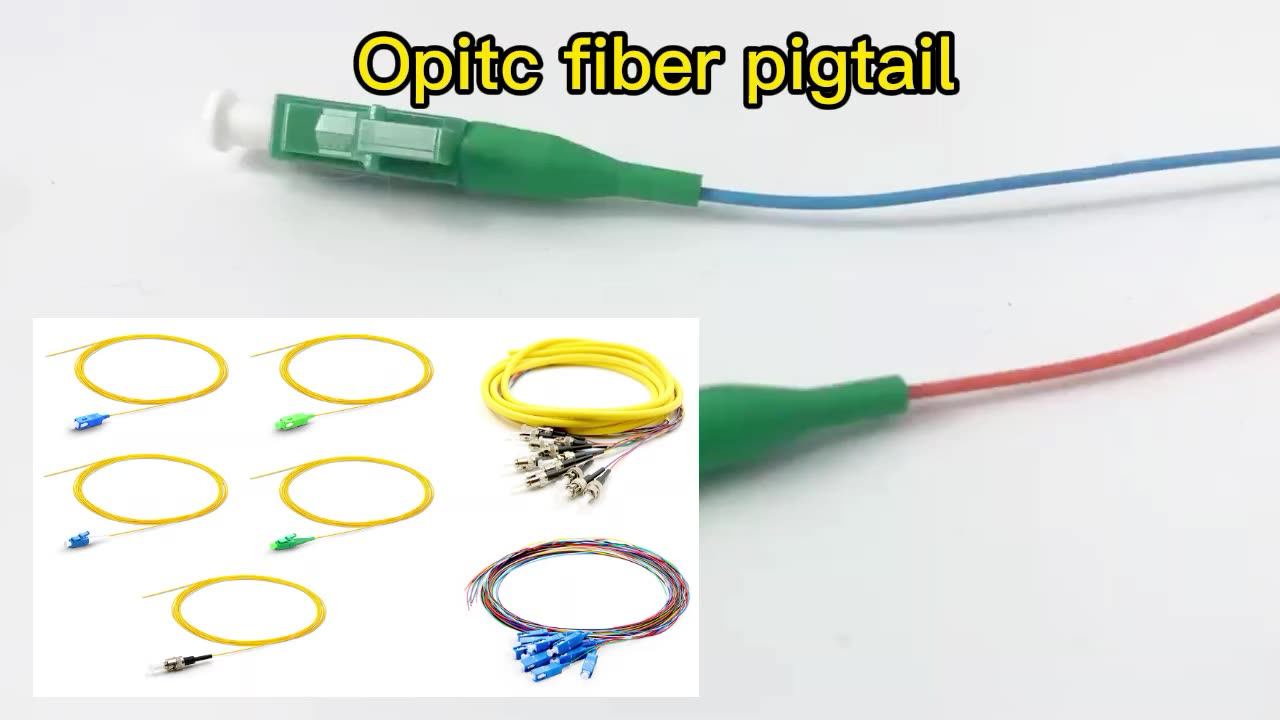 Ftth Optic Fiber Pigtail Sm Mm Pigtail Sc Fc Lc St 0.9mm Pigtail With ...