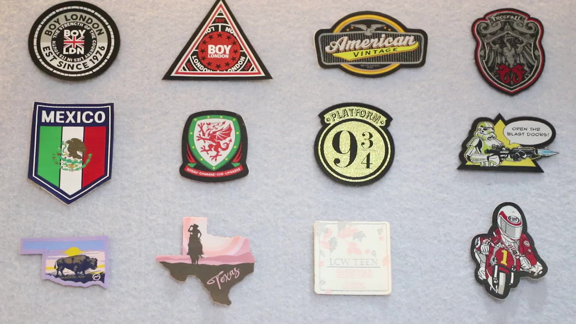 Wholesale Various Country Flag Design Woven Embroidery Letter Patches ...