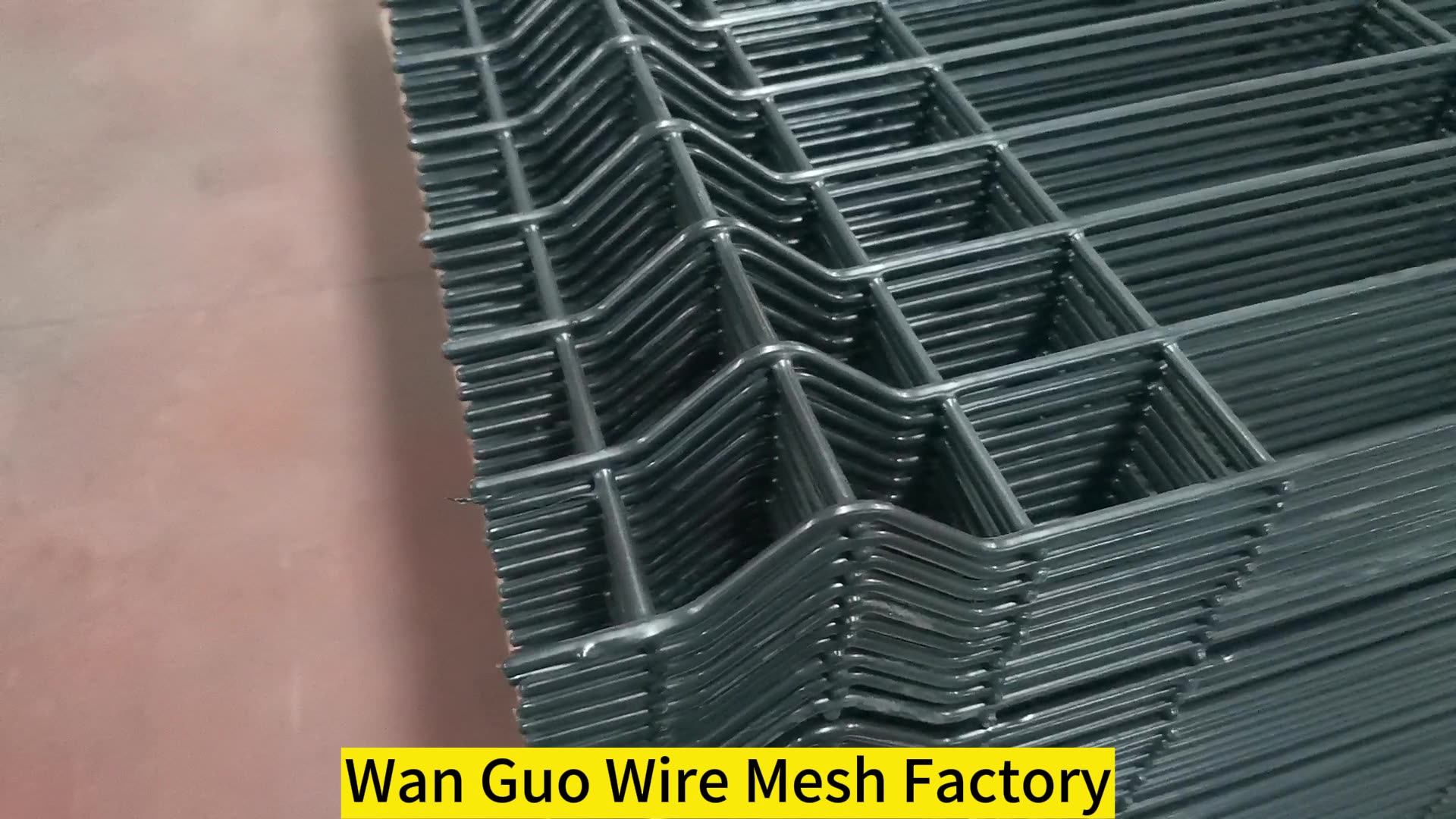 Commercial Outdoor Metal Rigid Fencing Panels Welded Wire Mesh 3d ...