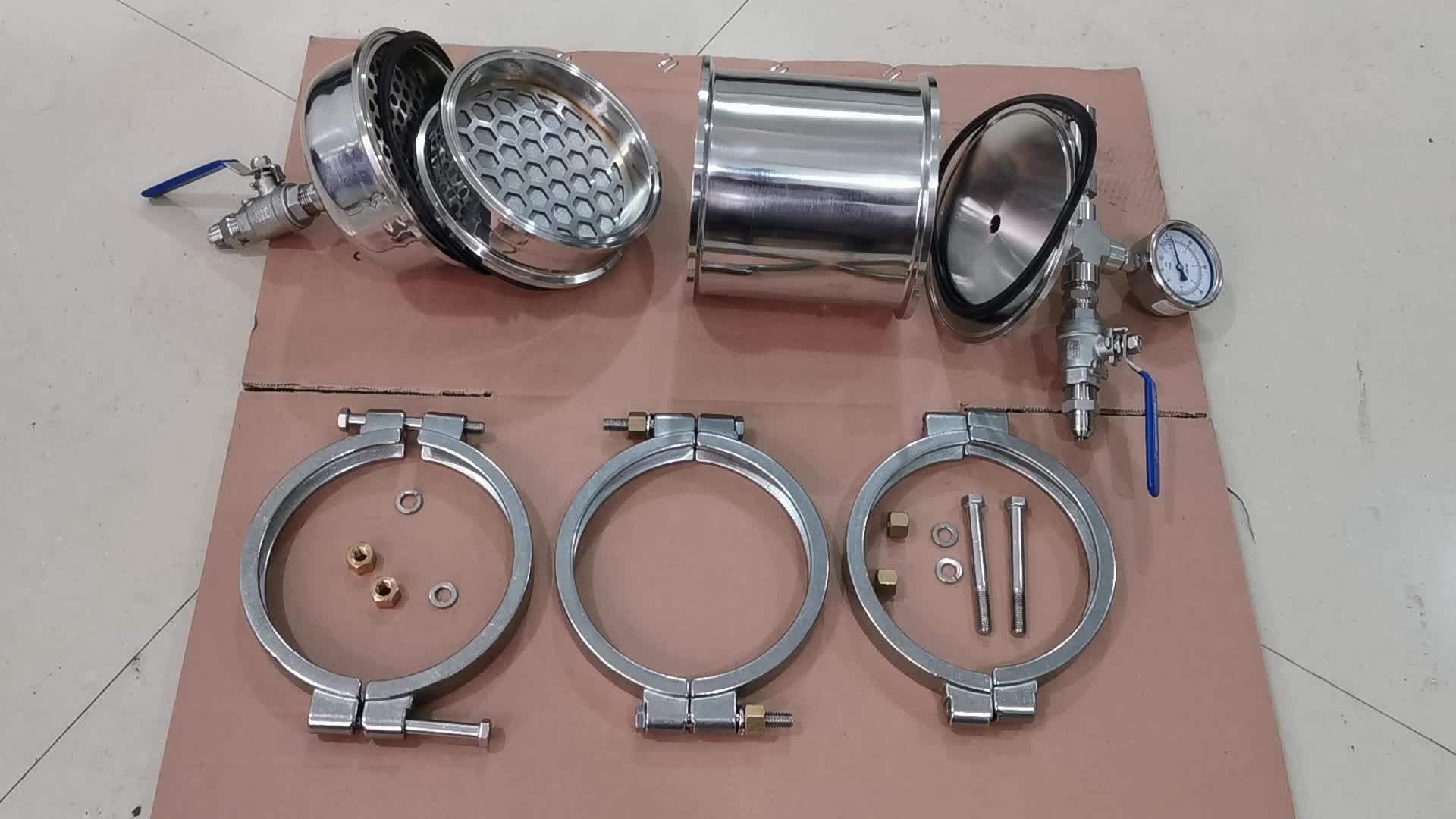 Color Remediation Cartridge Sintered Filter Column Crc Column For ...