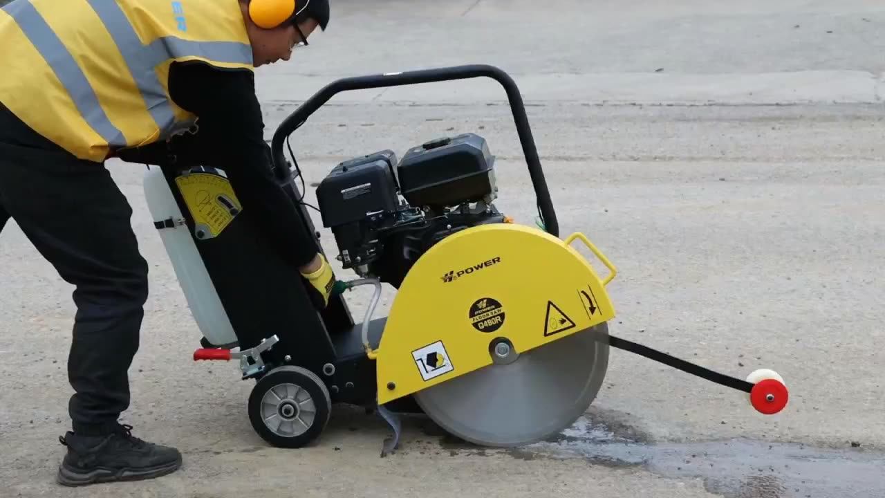 All Kinds Of 117kg Asphalt Pavement Cutting Machine 14.5cm Depth Floor ...