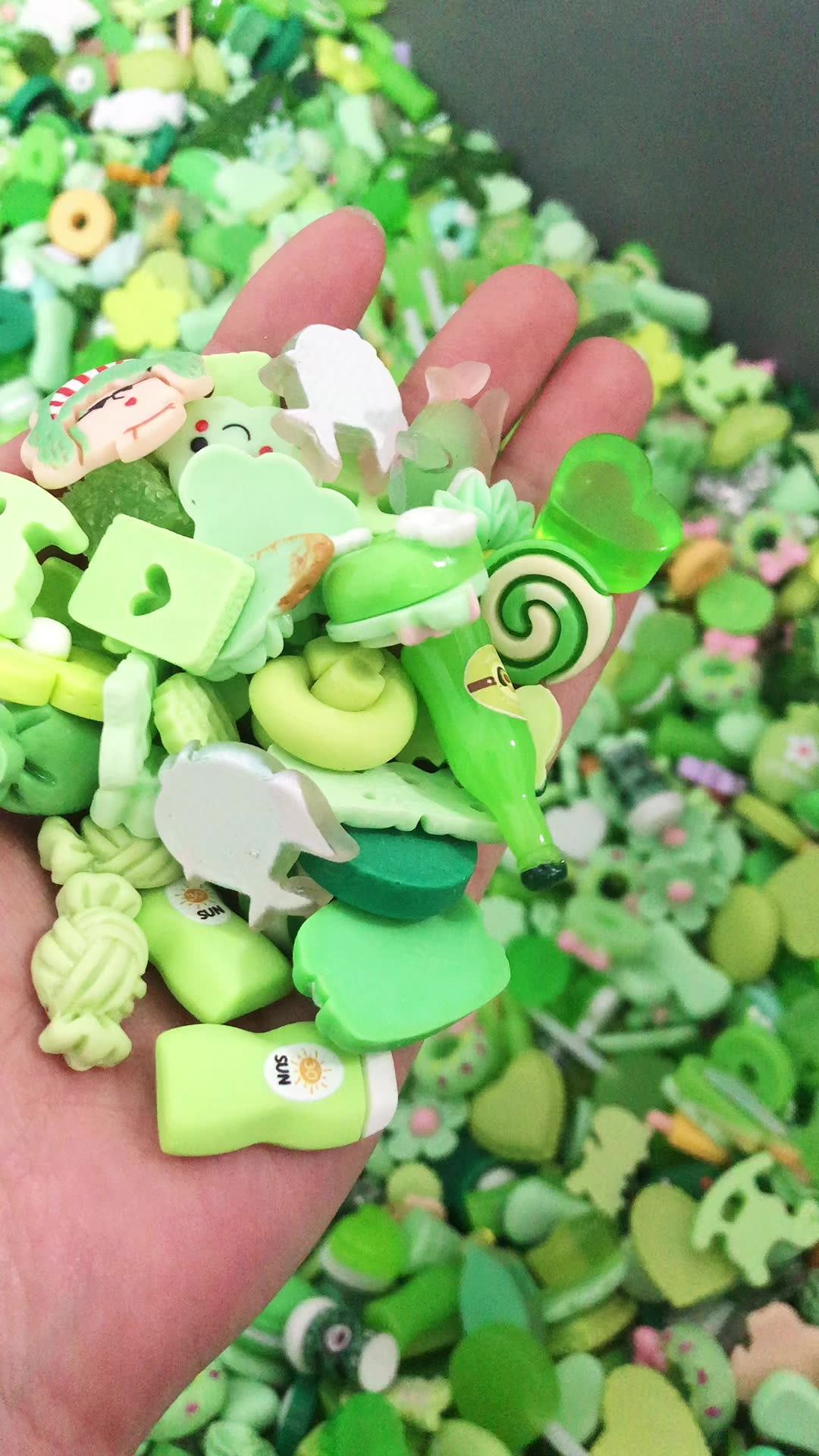 Cute Minisize Mixed Resin Charms Cartoon Flatback Cabochons For Diy ...