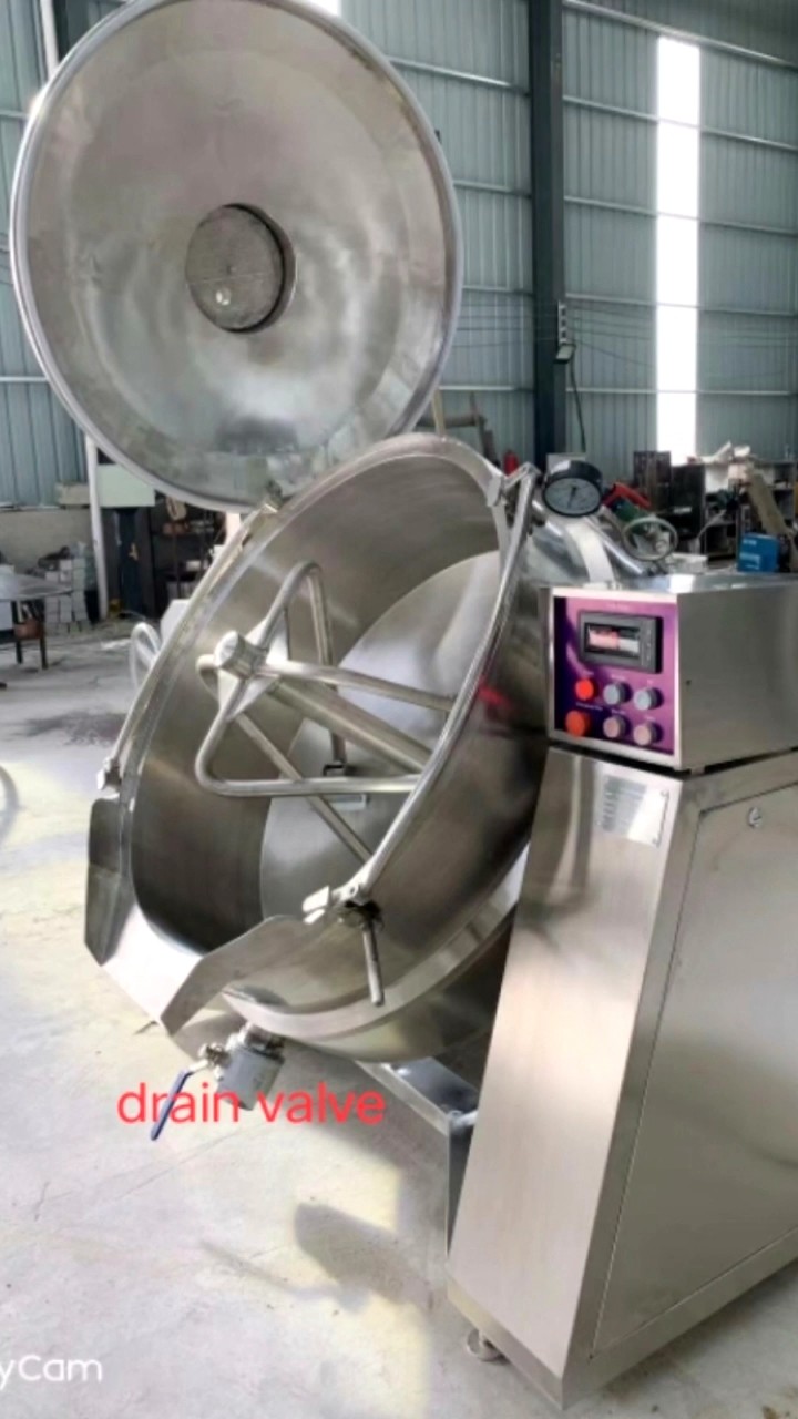 Industrial Sugar Cooking Pots With Mixer/jam Jacketed Cooker With ...