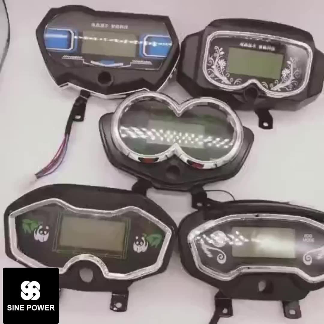 Universal Electric Scooter E-bike Motorcycle Vehicle Gps Speedometer ...