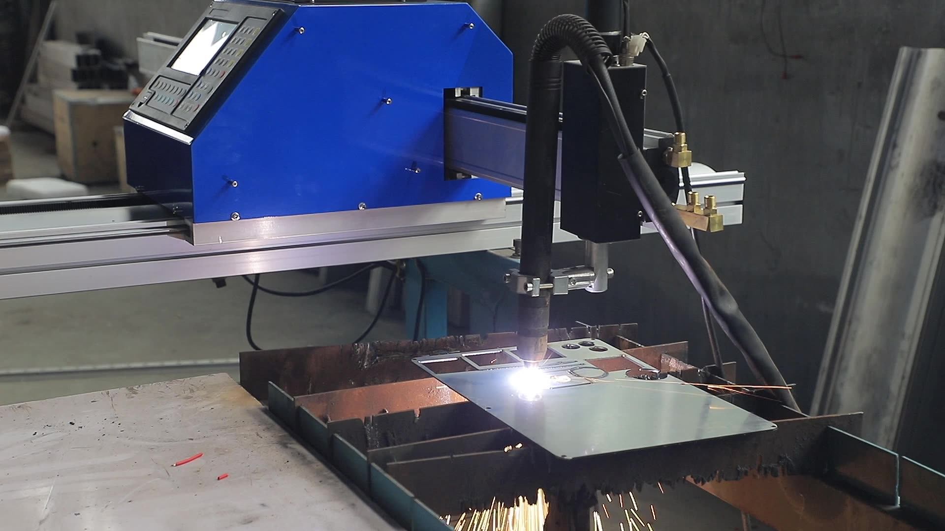 Automatic Metal Portable Plasma Cutting Machine Cnc Cutter Machine ...