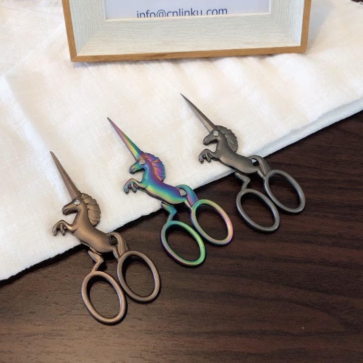 4.5inch Cute Snips Stainless Steel Unicorn Embroidery Scissors - Buy ...