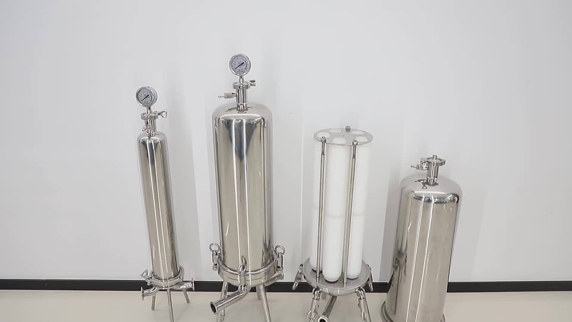 Industrial Liquid Filtration 40 Inch Stainless Steel Water Filter ...