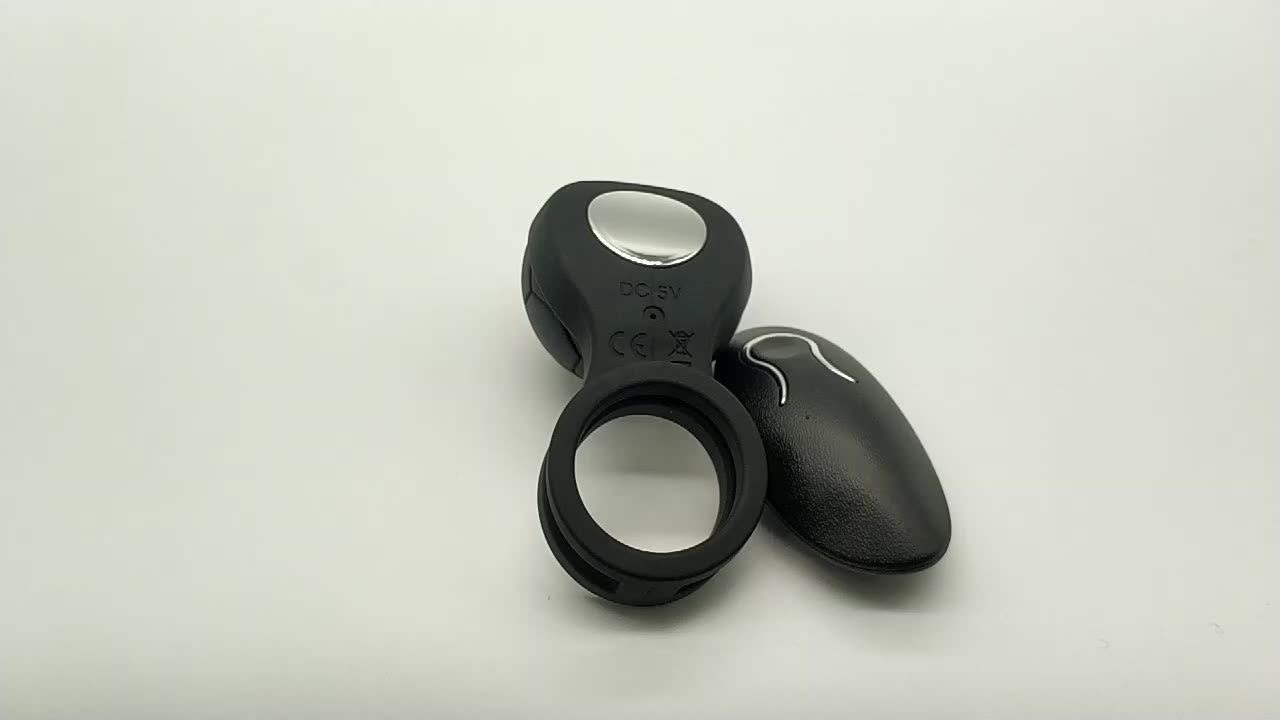 Newest Design Fashion Soft Silicone Vibrating Cock Ring Sex Toy With ...