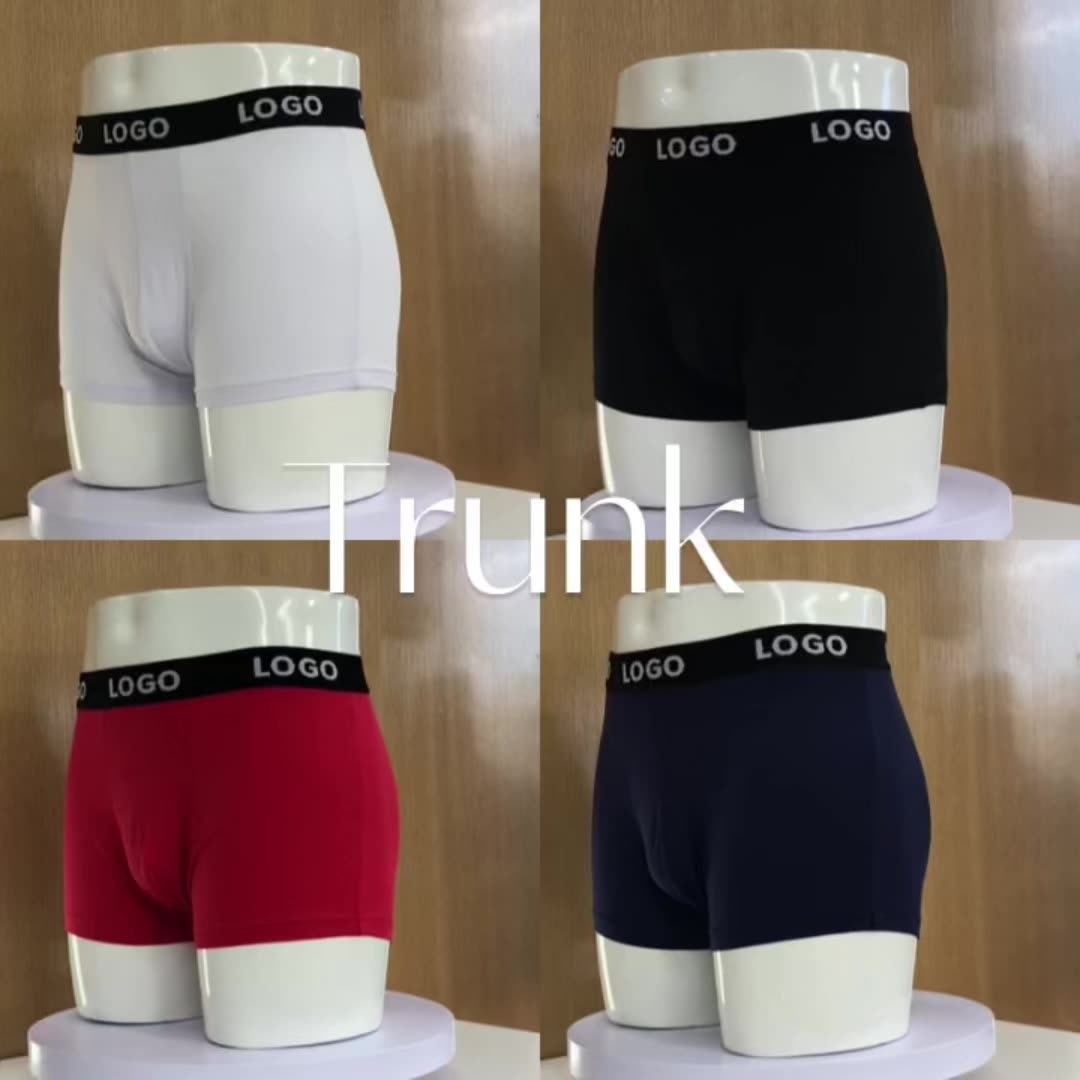 Oem Wholesale Manufacturer Customized Mens Boxer Brief Set Custom Logo ...