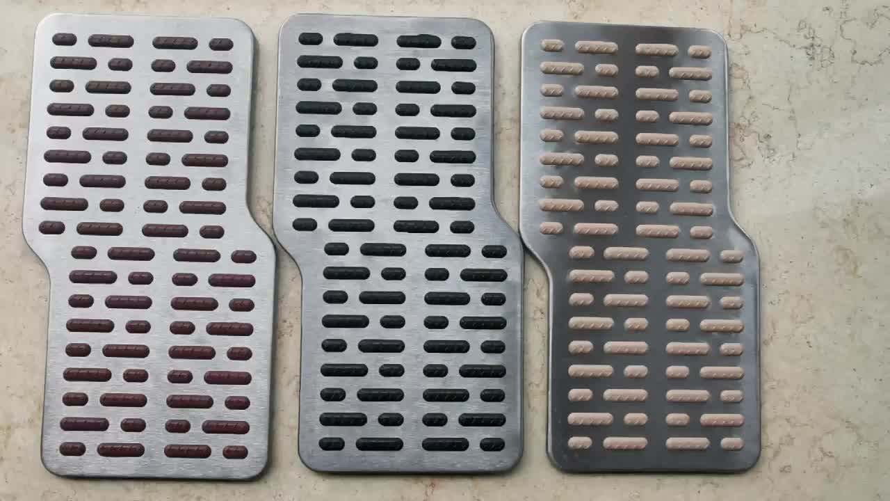Manufacturers Supply Stainless Steel Car Mats With Heel Plate Pedals ...