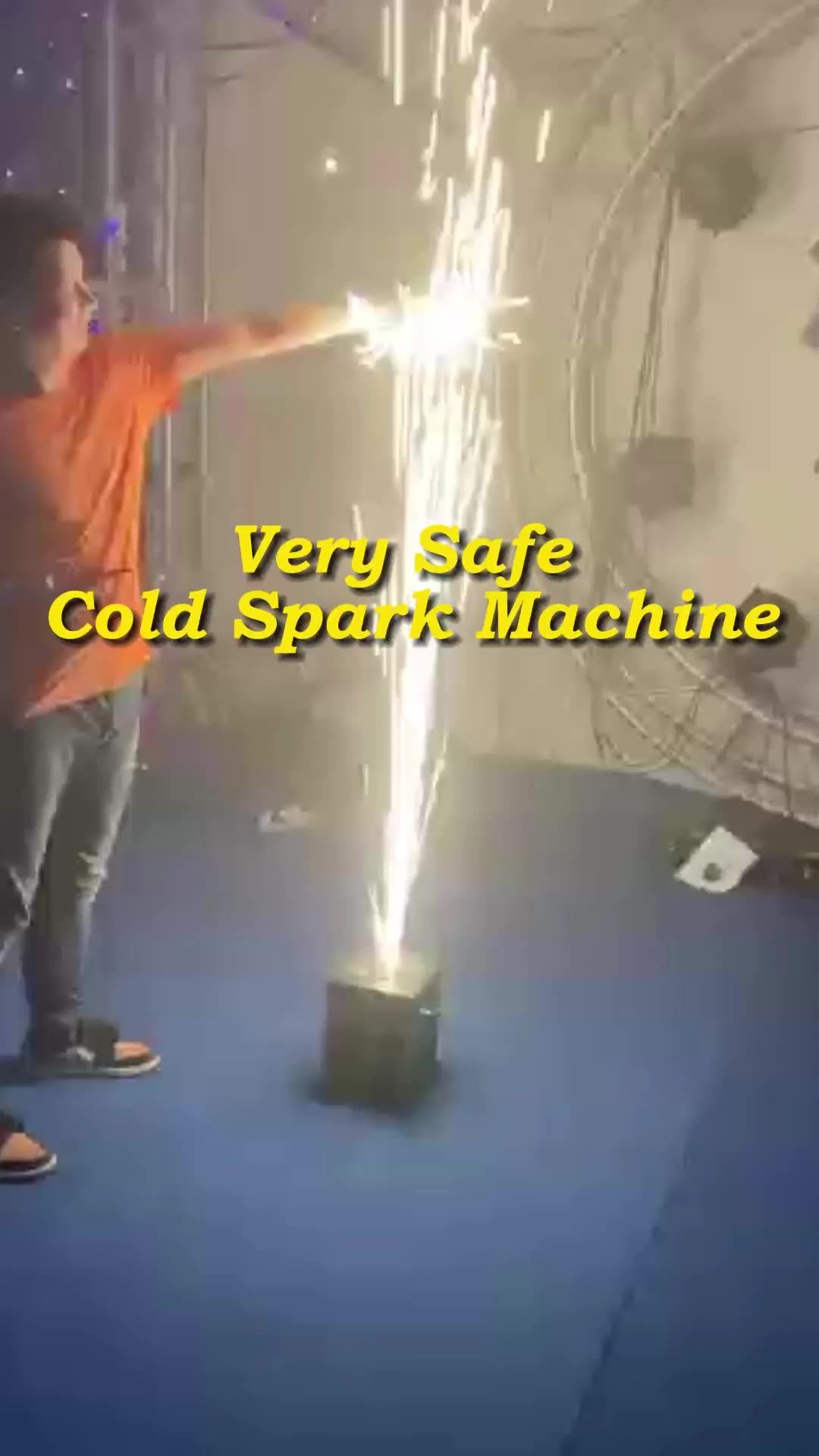 Hot Sell Cold Spark Fountain Waterfall Firework Jet Spin Machine ...