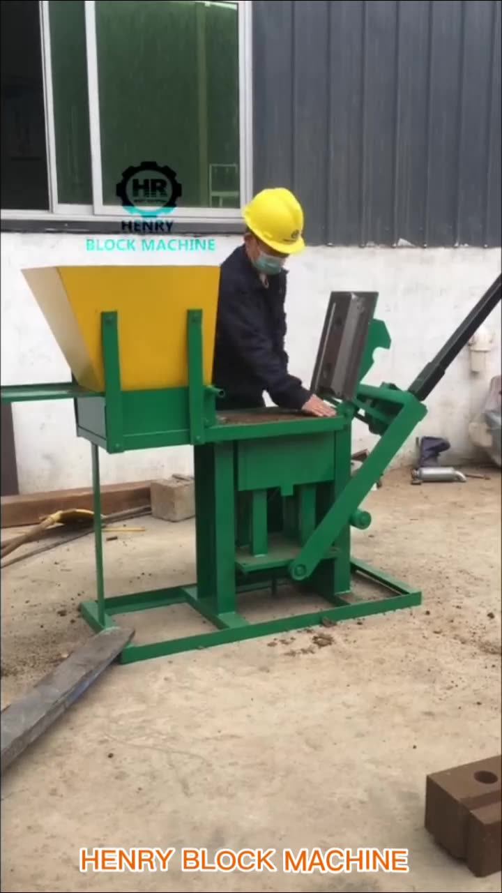 Small Manual Soli Clay Interlocking Brick Making Machine In Nigeria ...