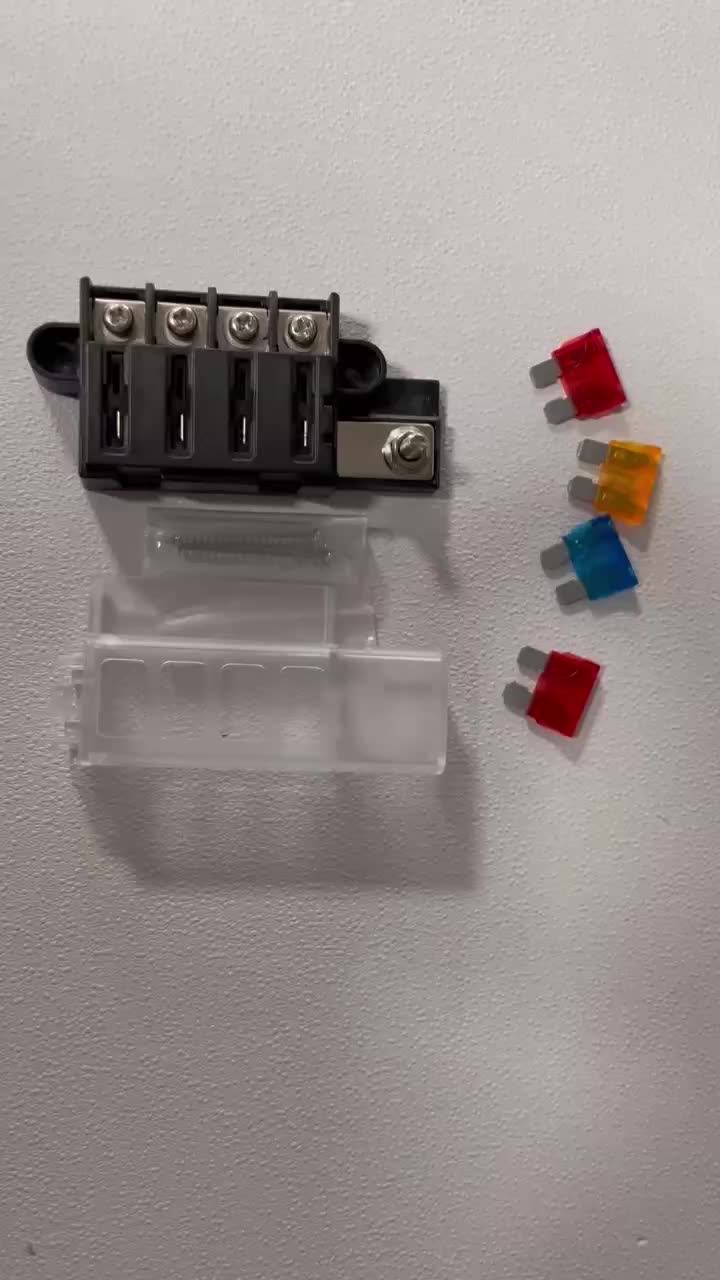 8 Circuits St Blade Dc Compact Fuse Block Ato Atc 1-30a For Marine Car ...