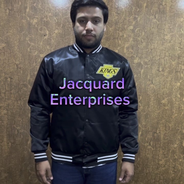 Baseball Varsity Men Custom Logo Satin Bomber Jacket Starter - Buy ...