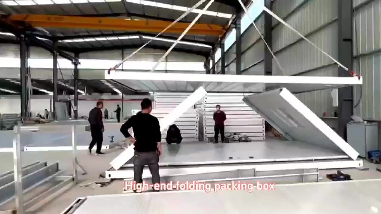 20ft 40ft Galvanized Steel Modular Folding Container For Warehouse And ...