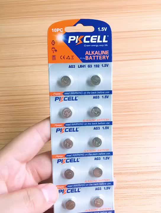 10Pcs/2Card PKCELL Battery 3V CR 2025 Lithium Battery ECR2025 DL2025 ...