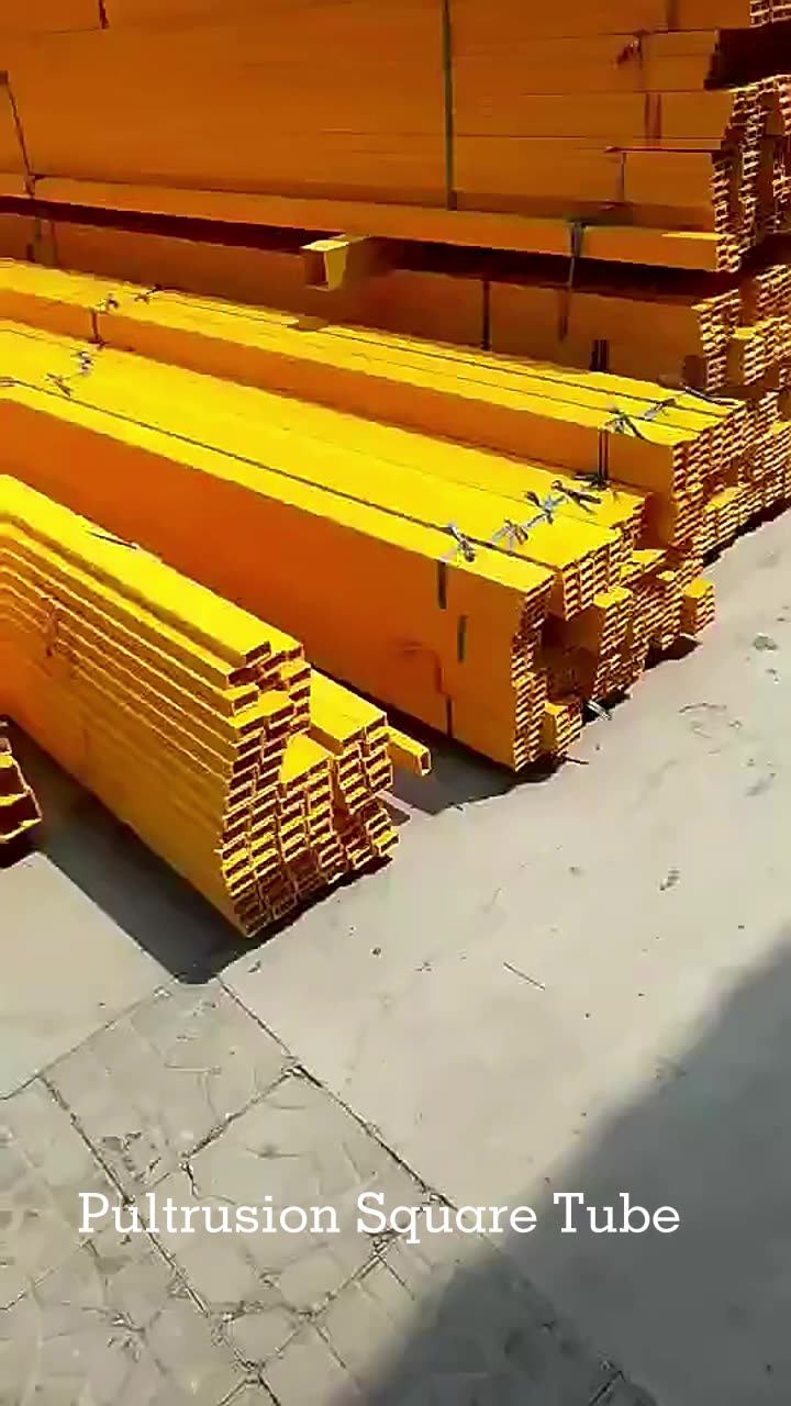 High Strength Frp Hollow Fiberglass Tubing Rectangle Winding Tube ...