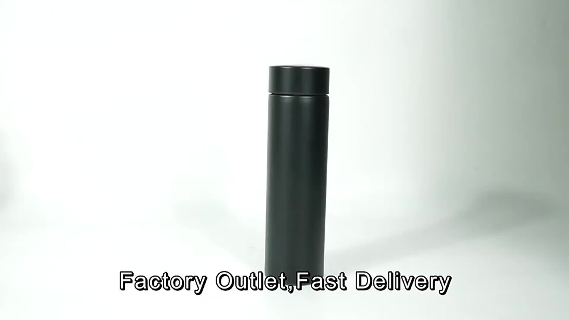 Intelligent Smart 500ml Travel Outdoors 304 Stainless Steel Vacuum ...