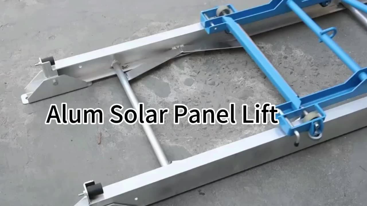 Portable 19m Alum Ladder Hoist Lifting Solar Panel Electric Ladder Lift ...