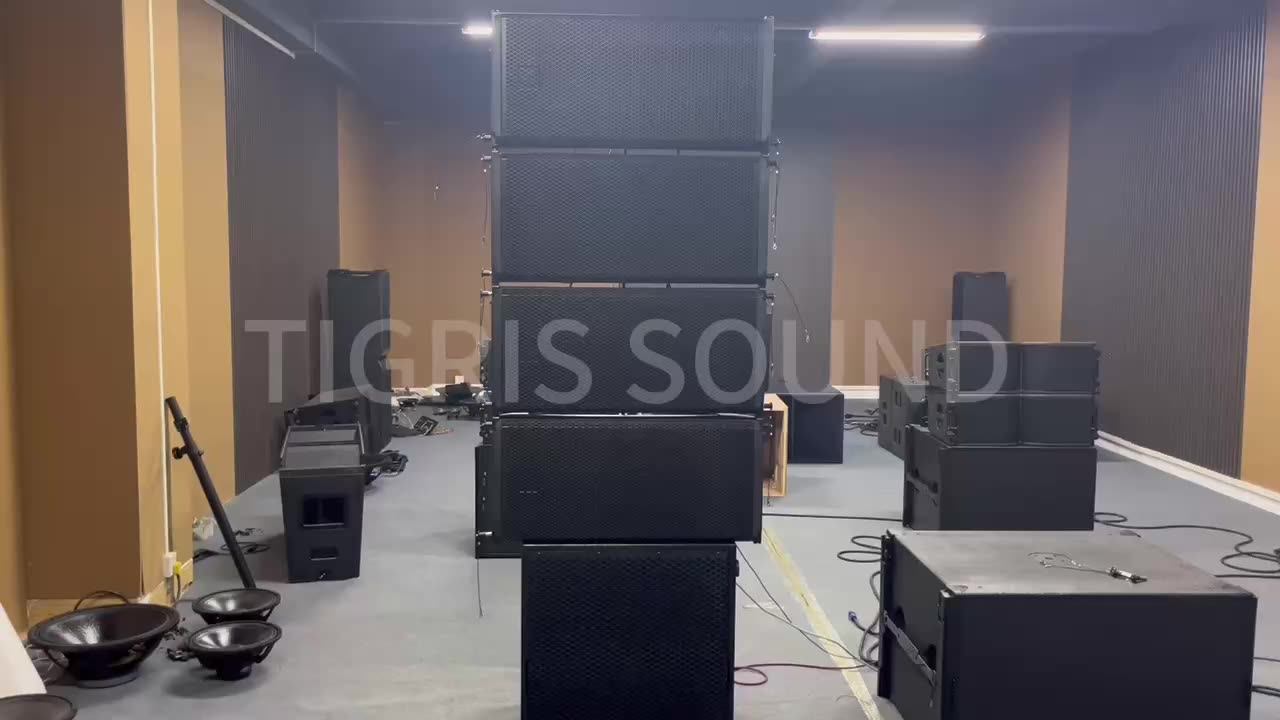 Hdl 30-a Dual 10 Inch Active Two-way Line Array Speakers Sound System ...