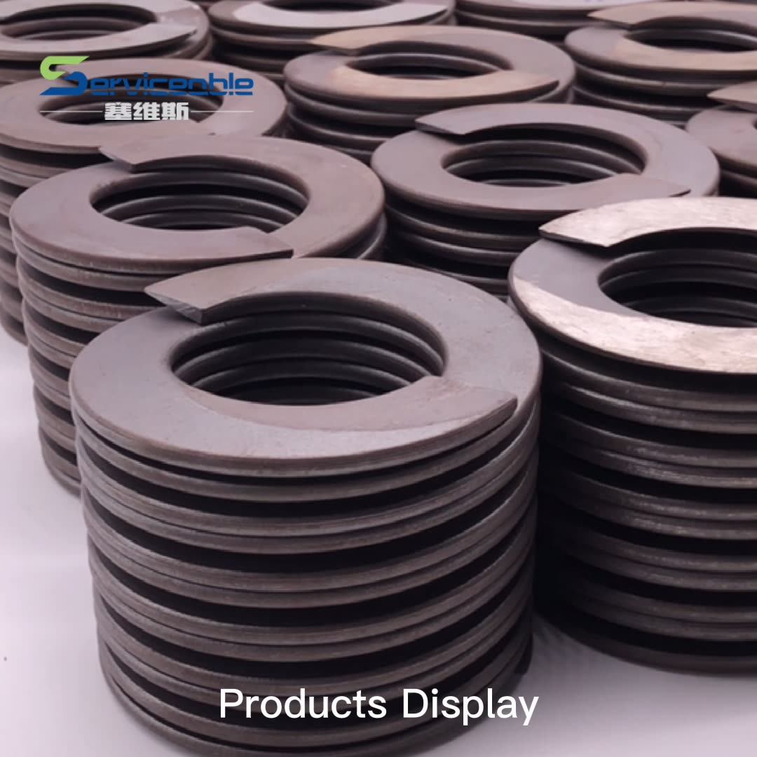 Customized Double Helical Spiral Disc Spring - Buy Spiral Disc Spring ...