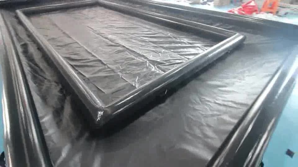 Portable 6m Inflatable Car Wash Mat Water Collector Boarding Water ...